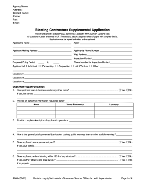 Fillable Online Agency Name: Address: Contact Name: Phone: Fax: Email ...