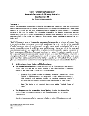 Fillable Online centerforchildwelfare Family Functioning Assessment Fax ...