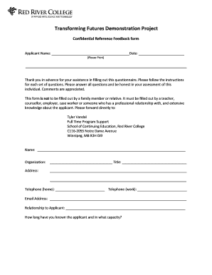 Fillable Online Confidential Feedback Forms Fax Email Print - pdfFiller