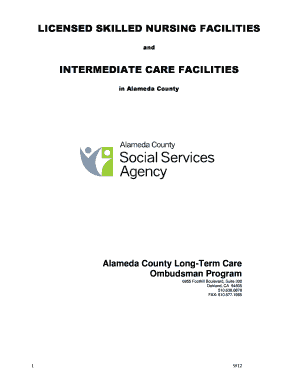 Fillable Online self-sufficiency LICENSED SKILLED NURSING FACILITIES ...