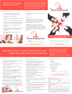 Fillable Online View Hearts 4 Heart Flyer - MonashHeart Fax Email Print ...