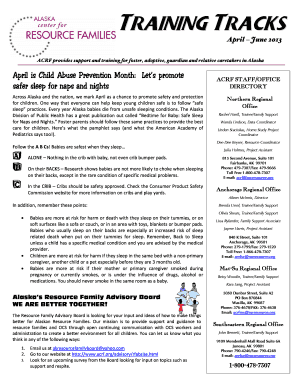 Fillable Online acrf ACRF provides support and training for foster ...