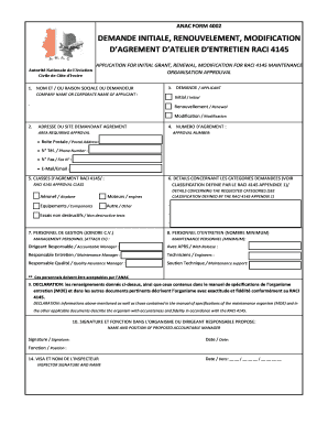 Fillable Online anac ANAC FORM 4002 Fax Email Print - pdfFiller