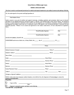 Fillable Online Required Forms - Hillsborough County Schools Fax Email Print - pdfFiller