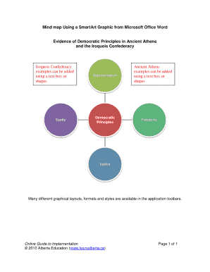 Fillable Online Mind map Using a SmartArt Graphic from Microsoft Office ...