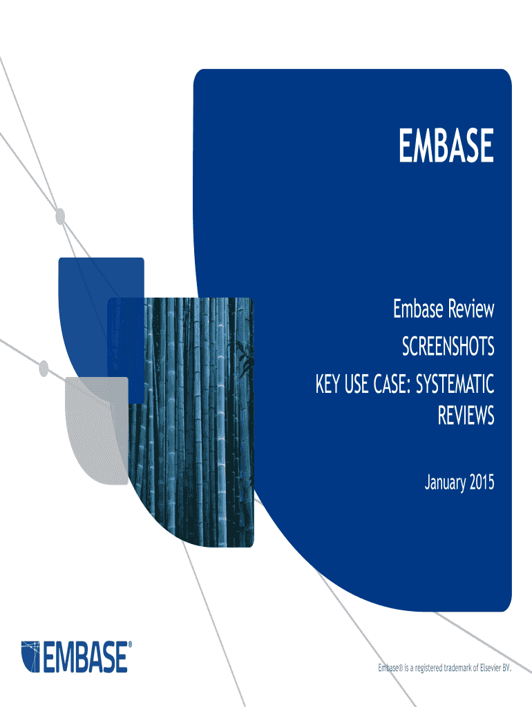 Fillable Online Embase Review Fax Email Print - pdfFiller