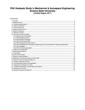 Fillable Online semte engineering asu Graduate Program Guide - asu ...