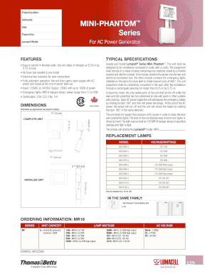 Fillable Online For AC Power Generator Fax Email Print - pdfFiller
