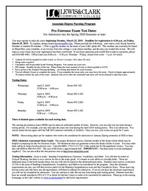 Fillable Online Associate Degree Two-Year Nursing Program (RNSG ...