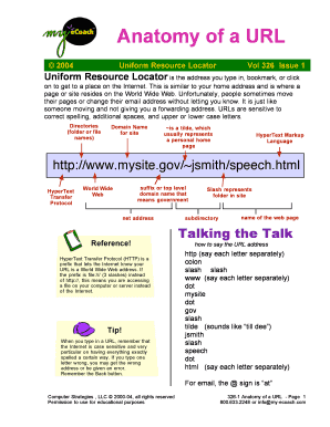 Fillable Online Anatomy of a URL Fax Email Print - pdfFiller