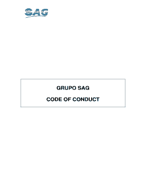 Fillable Online sag Code of Conduct - SAG Fax Email Print - pdfFiller