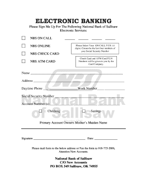 Nbs Sallisaw - Fill Online, Printable, Fillable, Blank | pdfFiller