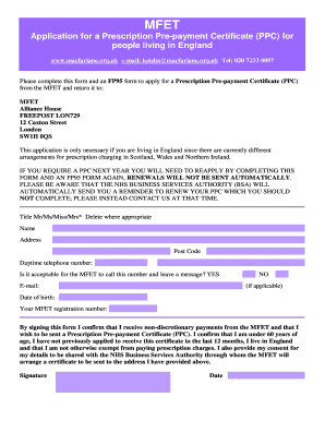 Fillable Online macfarlane org PPC application form - macfarlane org ...