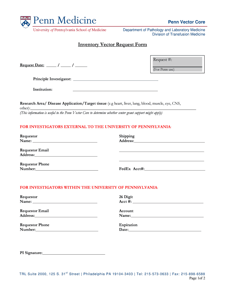 Fillable Online med upenn Penn Medicine - med upenn Fax Email Print ...