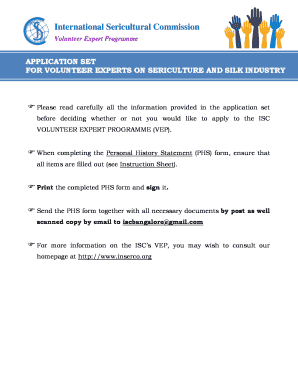 Fillable Online csb gov 1 Application Form for enrolling as Volunteer Experts under the - csb ...