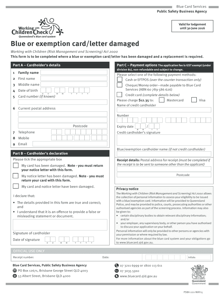 Fillable Online Card damaged Card damaged Fax Email Print - pdfFiller