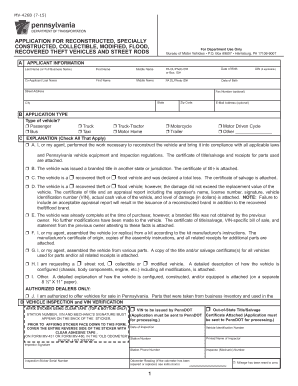 Fillable Online PennDOT Form MV-426B - tulpytags Fax Email Print ...