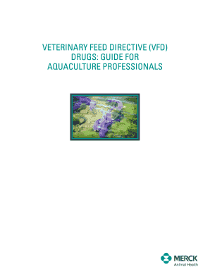 Fillable Online Veterinary Feed directiVe VFd drugs guide For ...