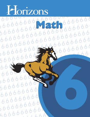 Fillable Online Horizons 6th Grade Math Teachers Guide - Fax Email ...