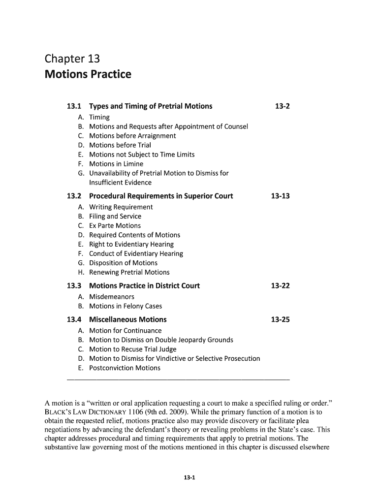 Fillable Online Motions Practice Fax Email Print - pdfFiller