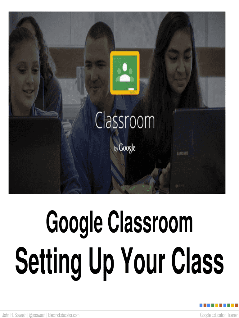 Fillable Online Setting Up Your Class Fax Email Print - pdfFiller