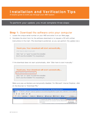 Fillable Online Installation and Verification Tips Fax Email Print ...
