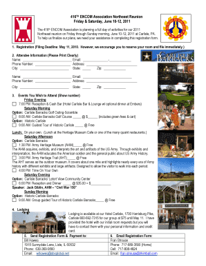 Fillable Online encomassociation The 416th ENCOM Association is ...