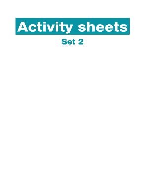 Fillable Online Activity sheet 2 Fax Email Print - pdfFiller