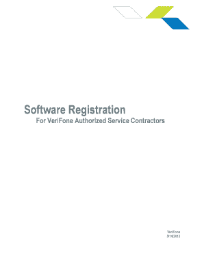 Fillable Online Software Registration - Verifone Fax Email Print ...