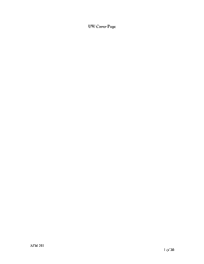Fillable Online uwafsa UW Cover Page - uwafsa Fax Email Print - pdfFiller