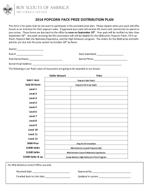 Fillable Online mac-bsa B2014b popcorn pack prize distribution plan ...
