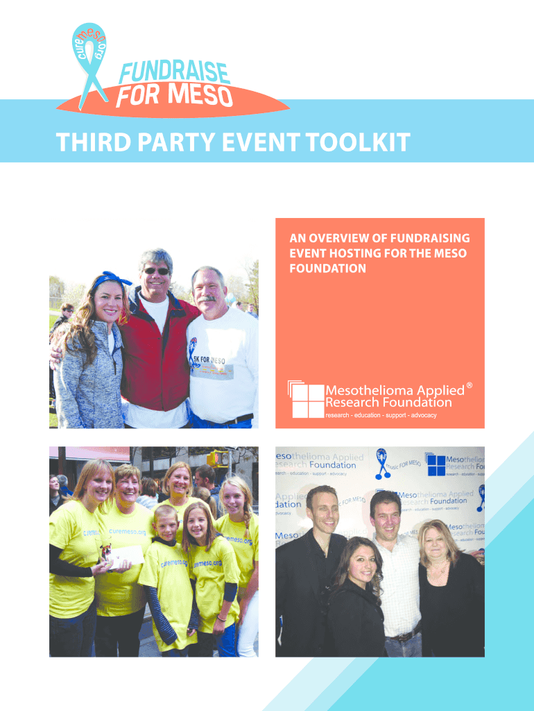 Fillable Online tHIRD PARTY EVENT TOOLKIT Fax Email Print - pdfFiller
