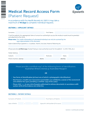 Fillable Online Access Medical Records Form Fax Email Print - pdfFiller