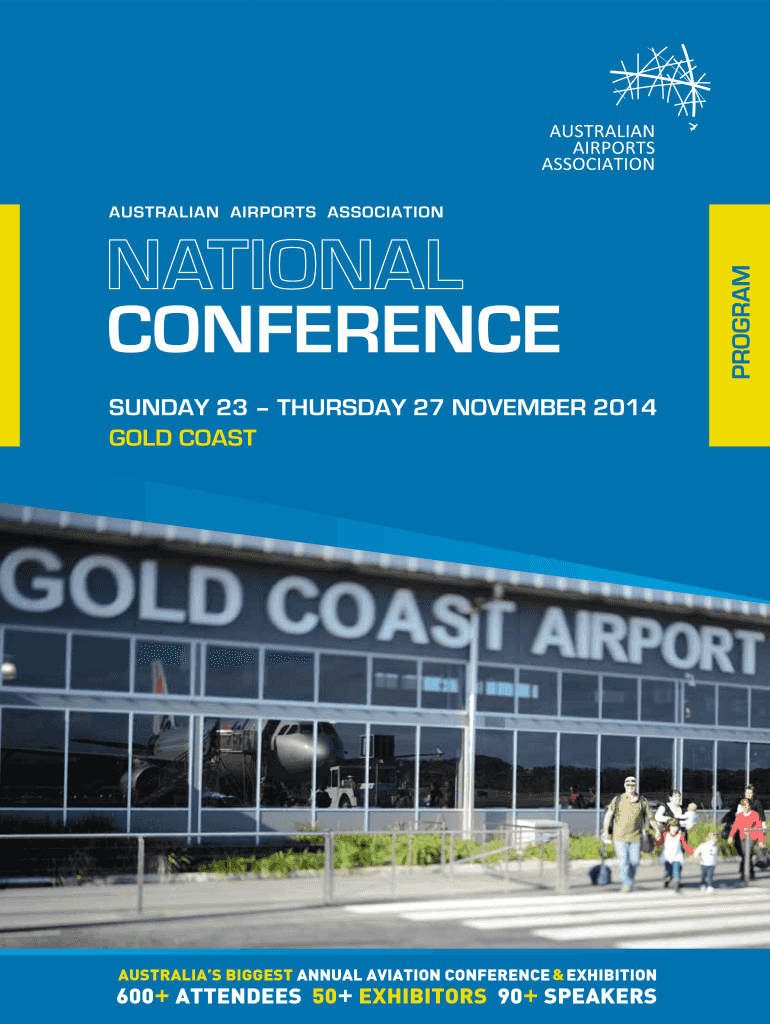 Fillable Online airports asn AAA National Conference program ...