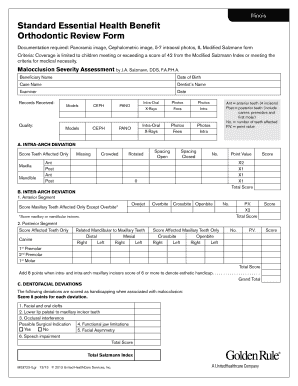 Fillable Online Orthodontic Review Form Fax Email Print - pdfFiller