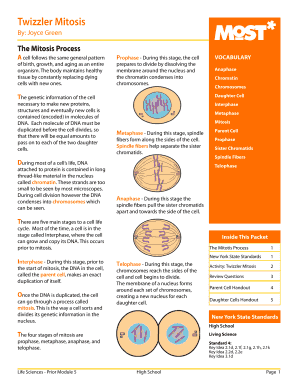 Fillable Online most Twizzler Mitosis - most Fax Email Print - pdfFiller