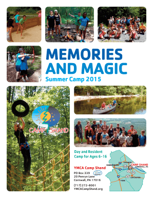 Camp Shands Summer Camp - Fill Online, Printable, Fillable, Blank ...