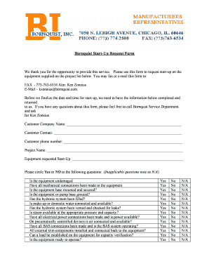 Fillable Online Start-up Request Letterdoc Fax Email Print - pdfFiller