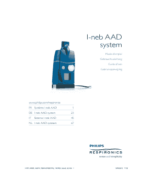 Ausfüllbar Online I-neb AAD system - Menzl Fax Email Drucken - pdfFiller