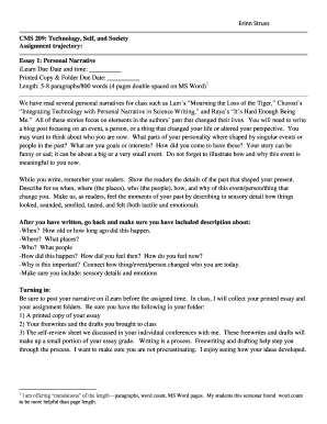 Fillable Online CMS 209 Assignment trajectorypdf - Erinn Struss Fax ...