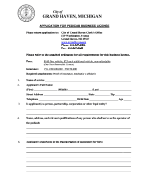 Fillable Online Pedicab Business License - Amazon Web Services Fax ...