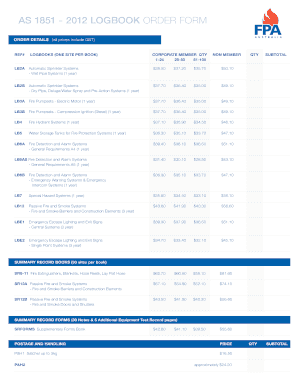 Fpa Logbooks - Fill Online, Printable, Fillable, Blank | pdfFiller