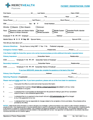 Fillable Online First Name MI Last Name Date of Birth Fax Email Print ...