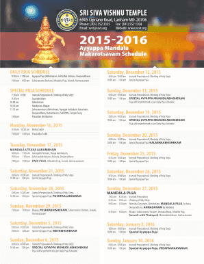 Ssvt Ayyappa - Fill Online, Printable, Fillable, Blank | pdfFiller