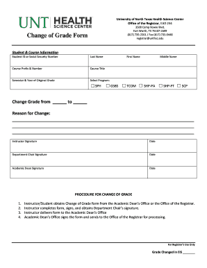 Fillable Online ACADEMIC RECORDS REQUEST - University of North Texas ...