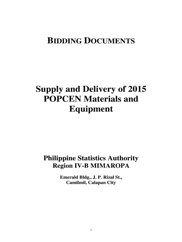 Fillable Online BPBDGOODS2015b PopCenotherspdf - PSA Procurement System Fax Email Print - pdfFiller