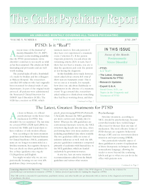 Fillable Online One study - The Carlat Psychiatry Report Fax Email ...