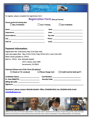 Fillable Online Pobar - California Probation Parole and Correctional ...