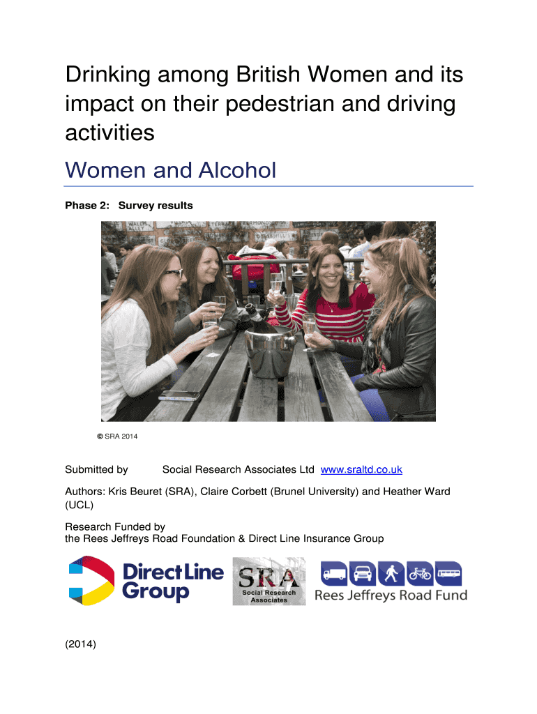 Fillable Online Drinking among British Women and its impact on their ...